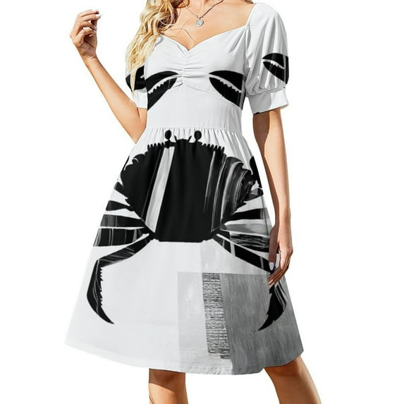 Abstract Zebra Art Print Short Sleeve Dress Clothes Women's Summer ...
