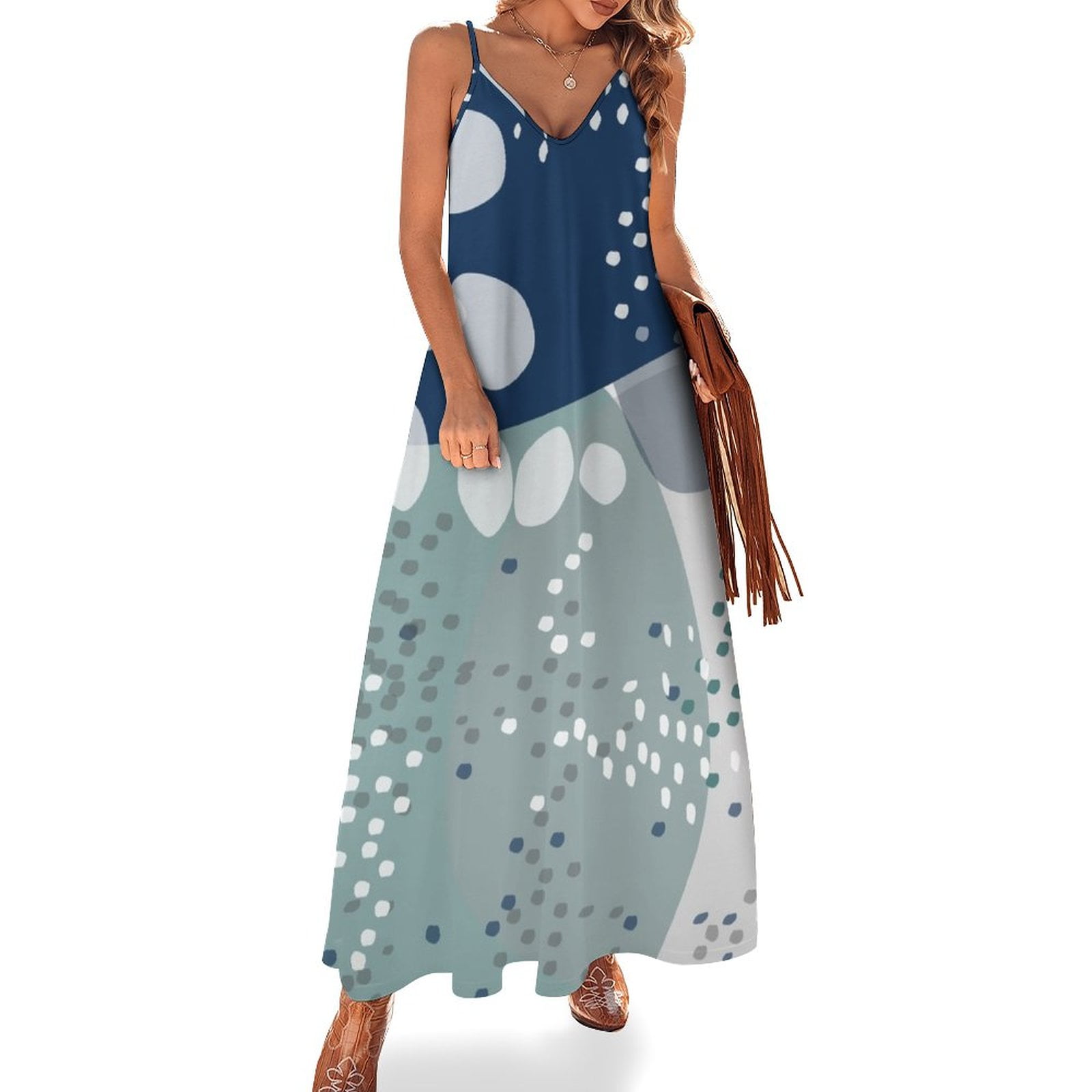 Abstract art mineral inspiration Sleeveless Dress dresses summer woman ...