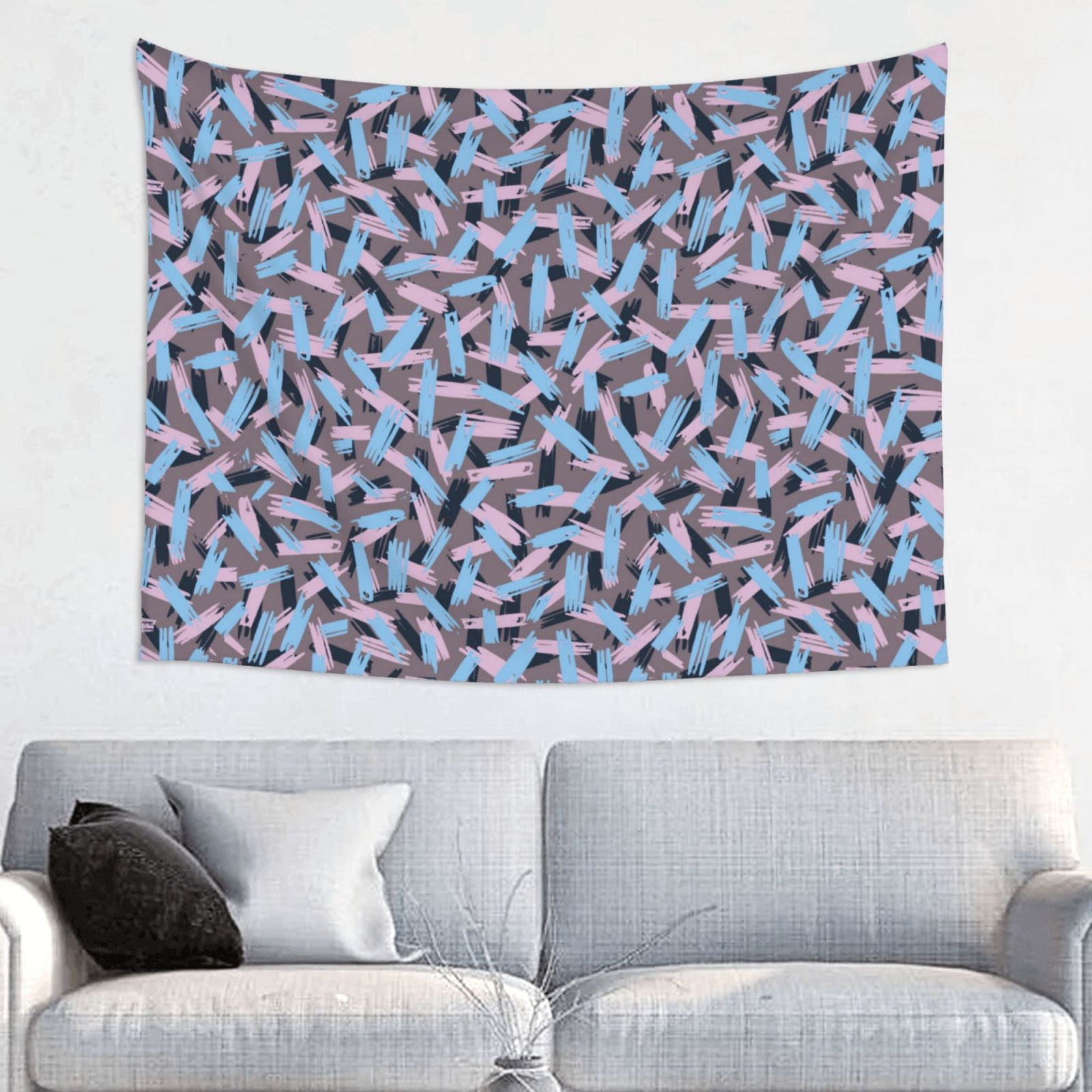 Abstract blue line Tapestry, Wall Tapestry Tapestry Wall Hanging ...