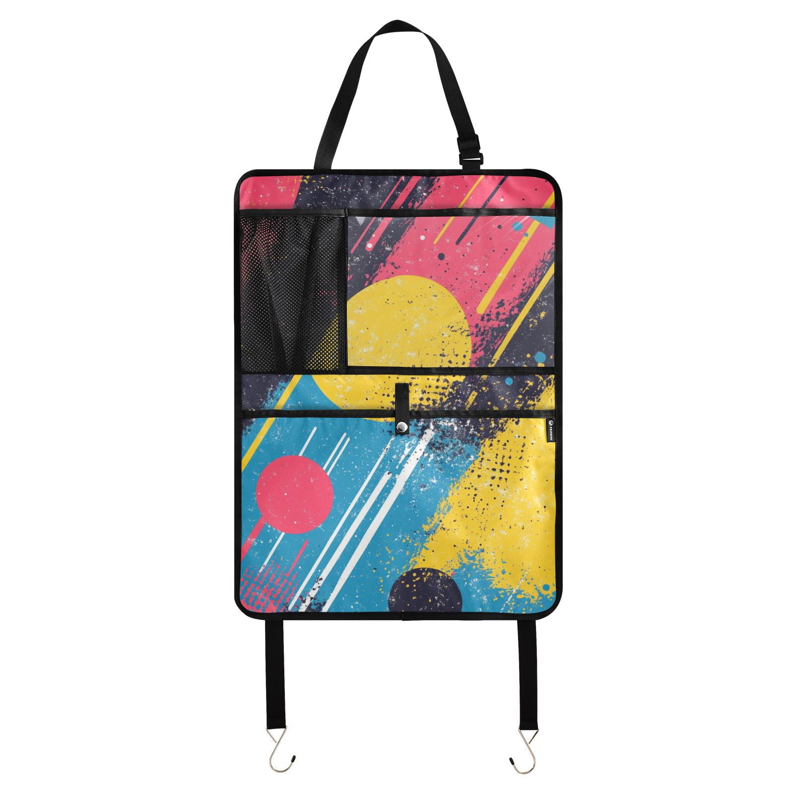 Abstract colorful grunge design(2) 37 Pack Kick Mat Backseat Protector ...