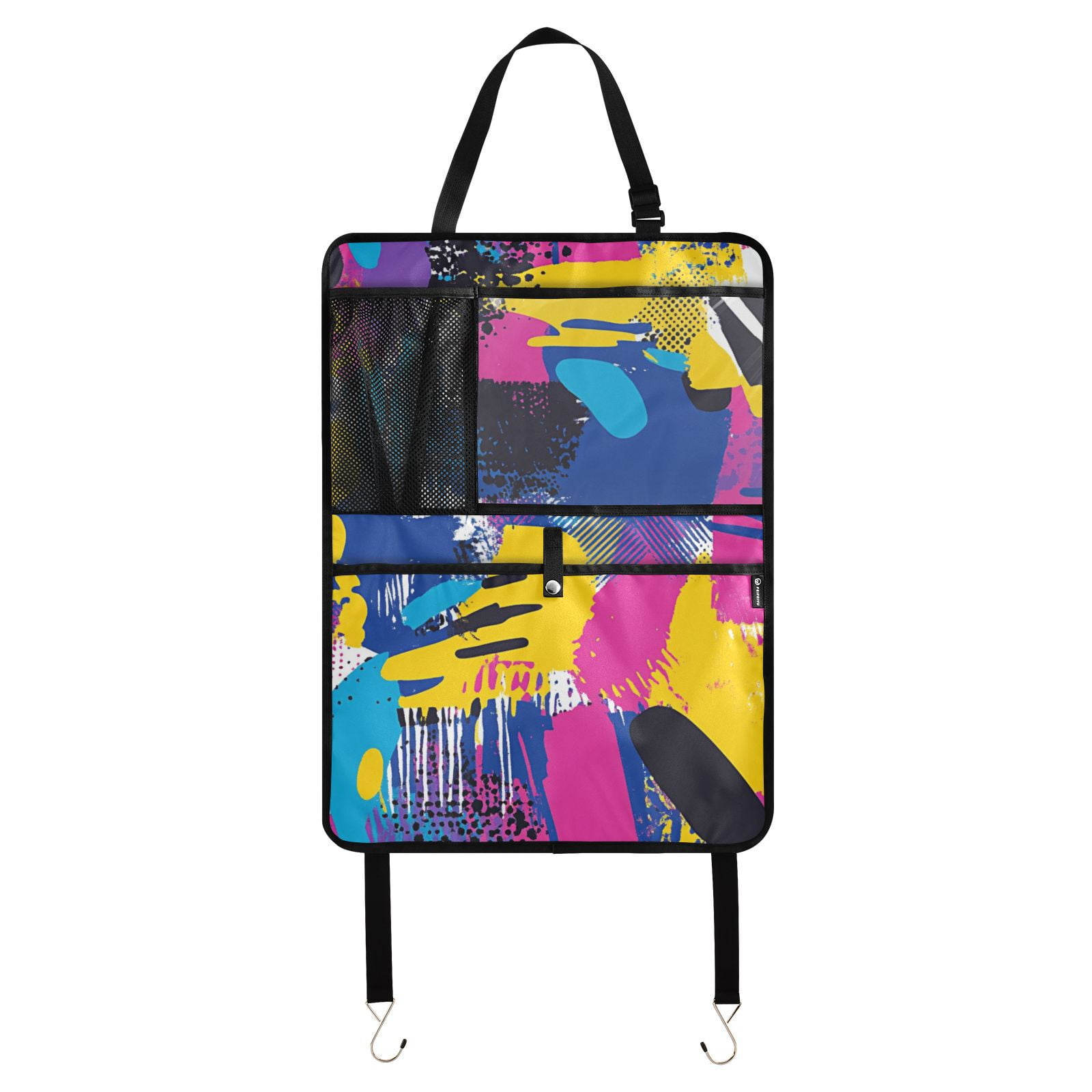 Abstract colorful paint splashes(3) 39 Pack Kick Mat Backseat Protector ...
