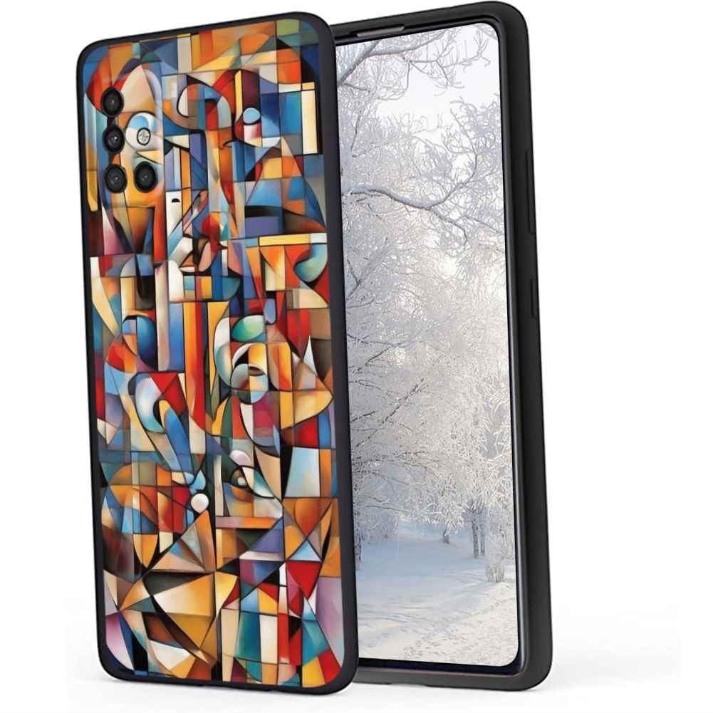Abstract-cubist-art-designs-5 phone case for Samsung Galaxy A71 4G for ...