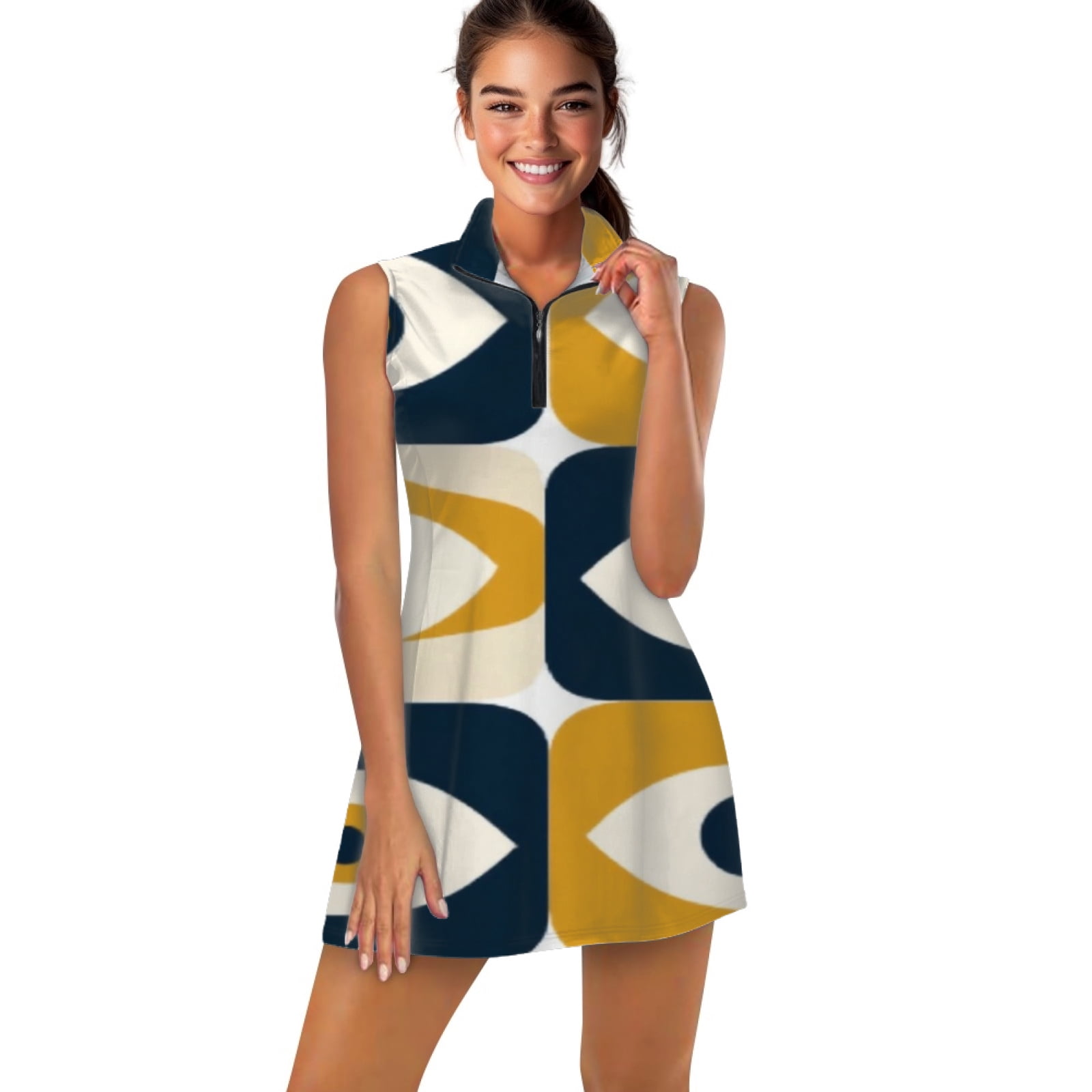 Abstract eye pattern design tile Sports Dresses Women Tennis Dress with ...