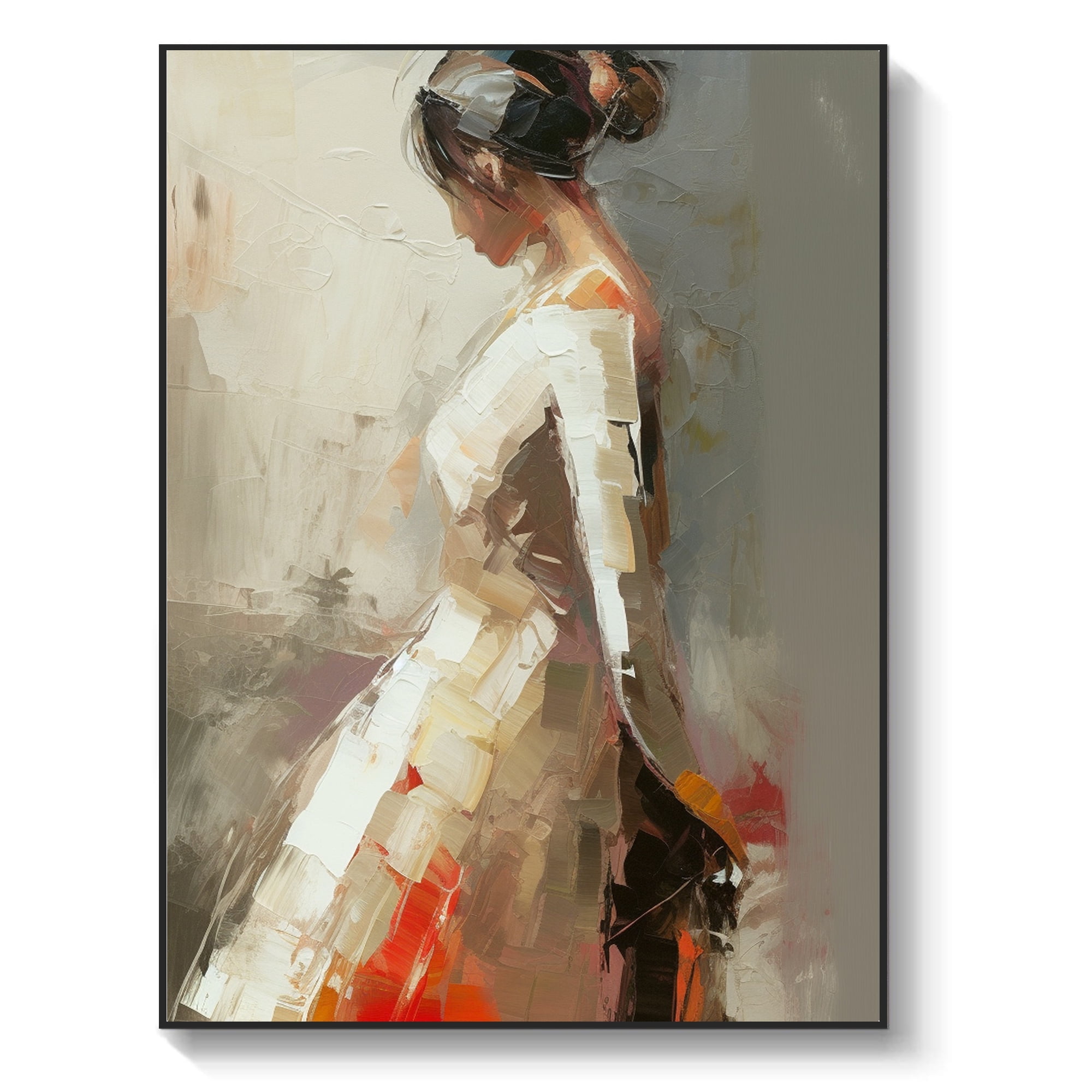 Canvas wall painting, 3D bedroom decoration, abstract sexy woman, girl ...