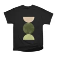 Abstract green geometric shapes T-Shirt Tee Gift For Him Merch For Her ...