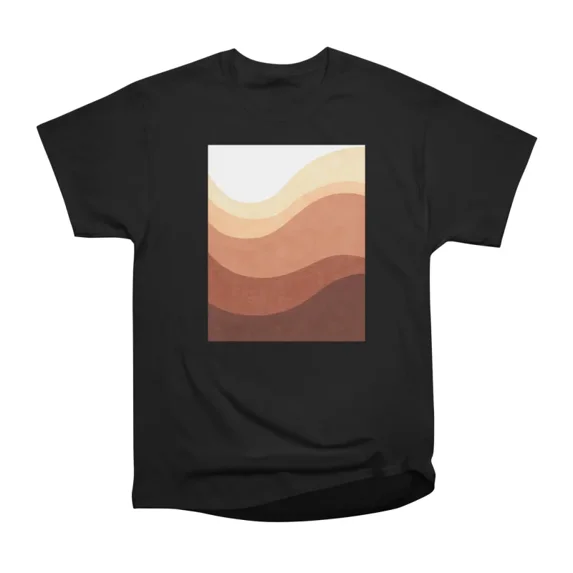Abstract landscape wall arthills 02 T-Shirt Tee Gift For Him Merch For ...