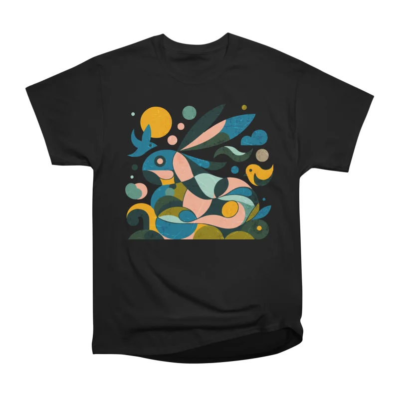 Abstract rabbit and nature inspired by Picasso T-Shirt Tee Gift For Him ...
