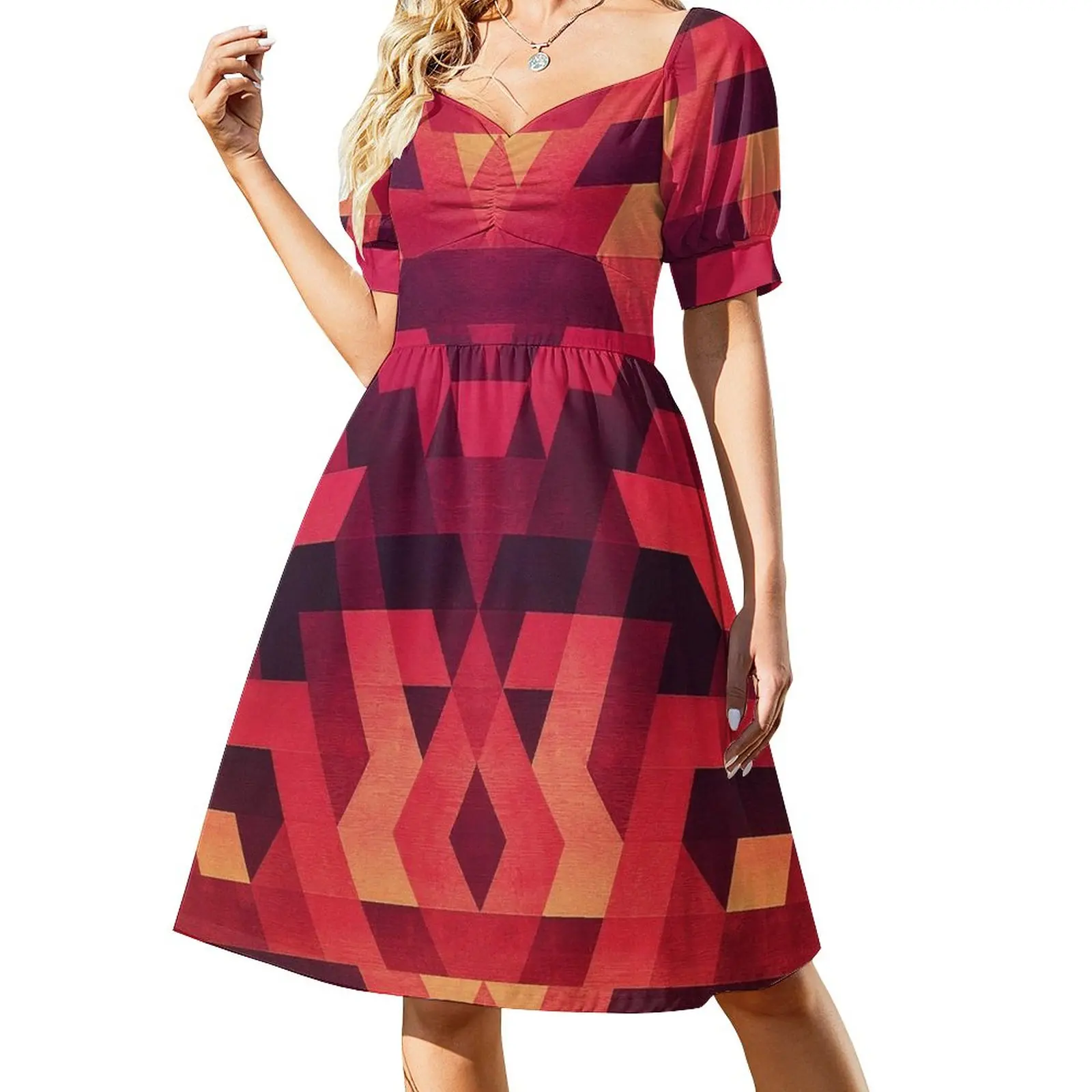 Abstract red geometric triangle texture pattern design (Digital Futrure ...