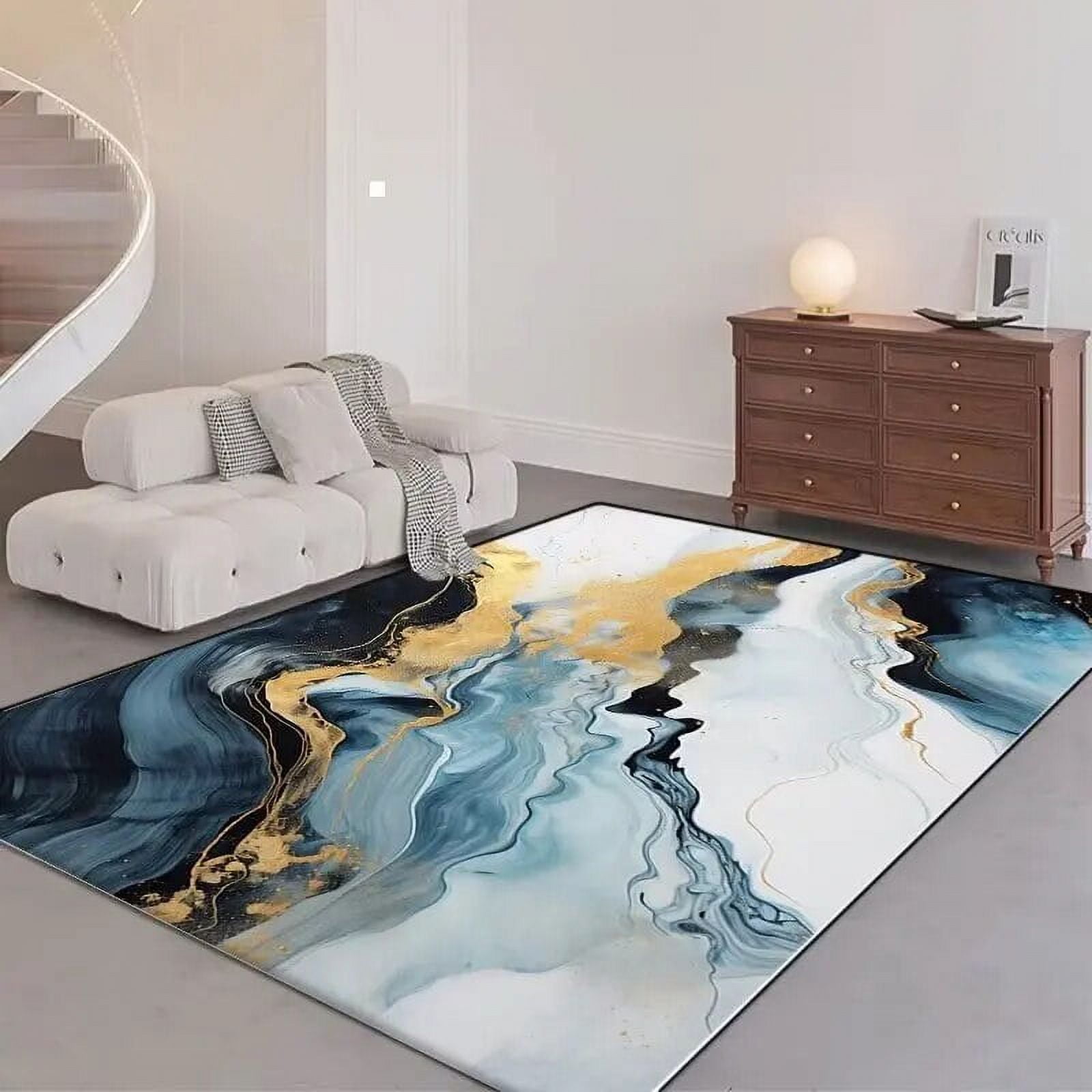 Abstract s Light Luxury carpet for living room Modern Deep Colour Floor ...