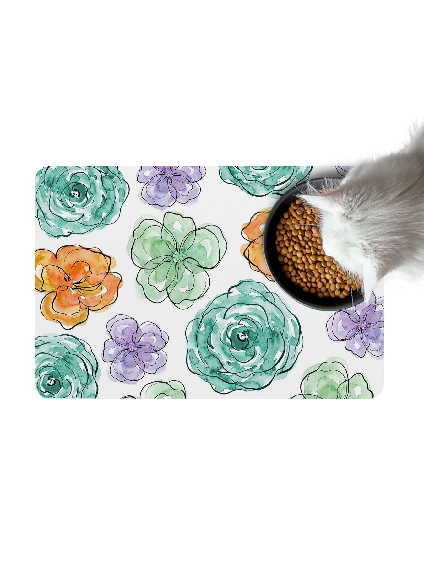 Abstraction Art Doormat Non Slip Diatomaceous Earth Door Mat Absorbent ...