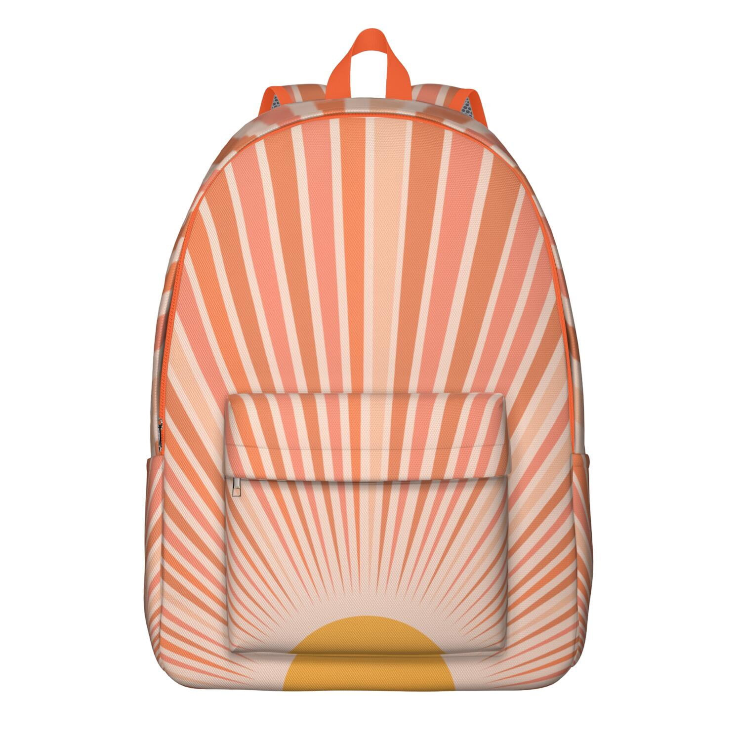 Abstraction Inspired Boho Backpack – Sketch Style Vintage Canvas ...