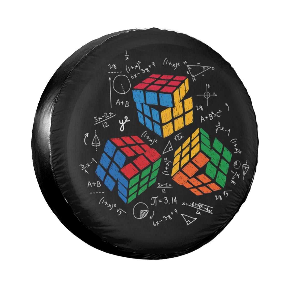 Abstraction Spare Tire Cover Bag for Hummer Math Teachers Waterproof ...