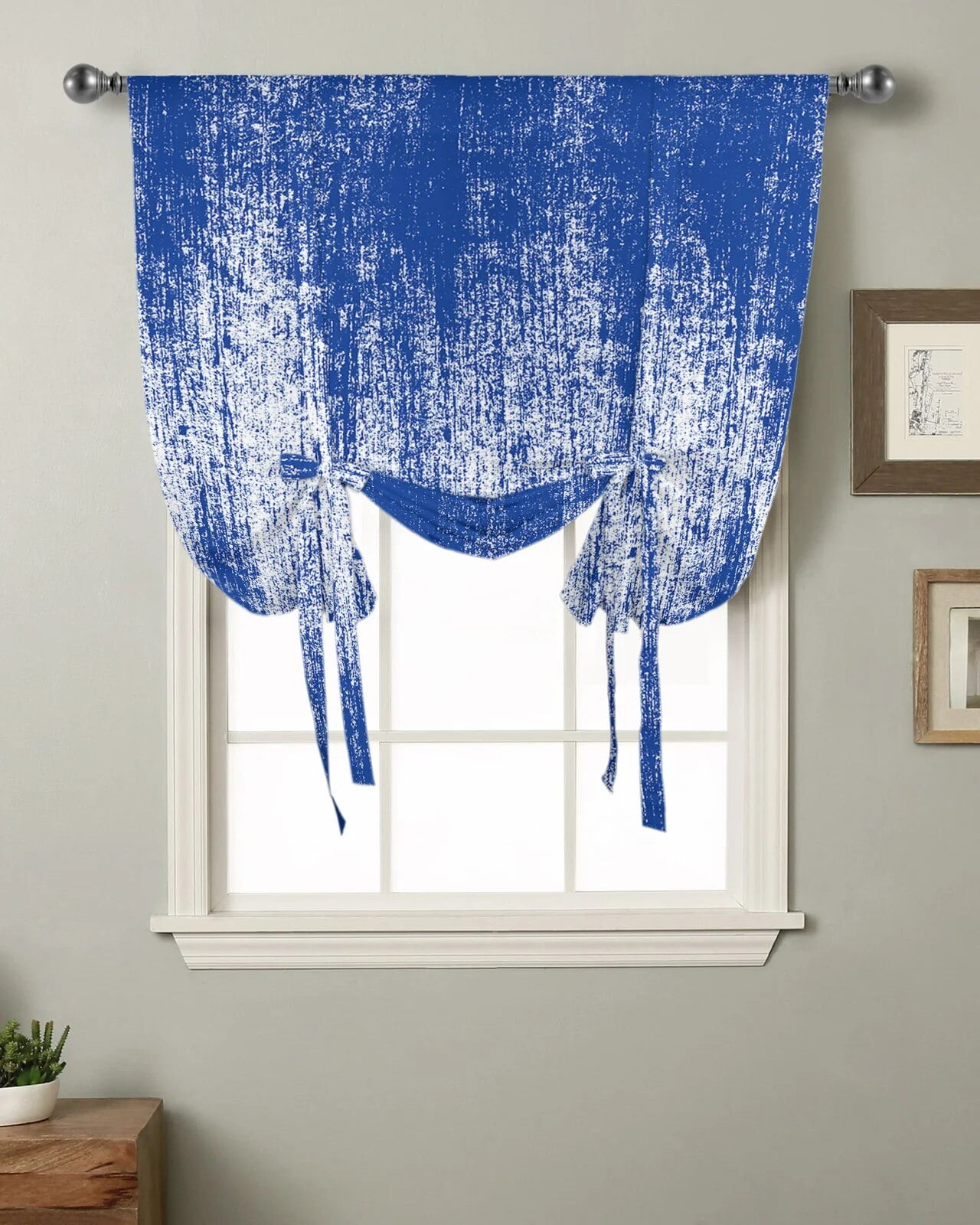 Abstraction Texture Kitchen Short Window Curtain Rod Pocket Curtains ...