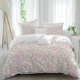 Abstractions Floral Duvet Cover Set Full Size, Spring Tulips Green ...