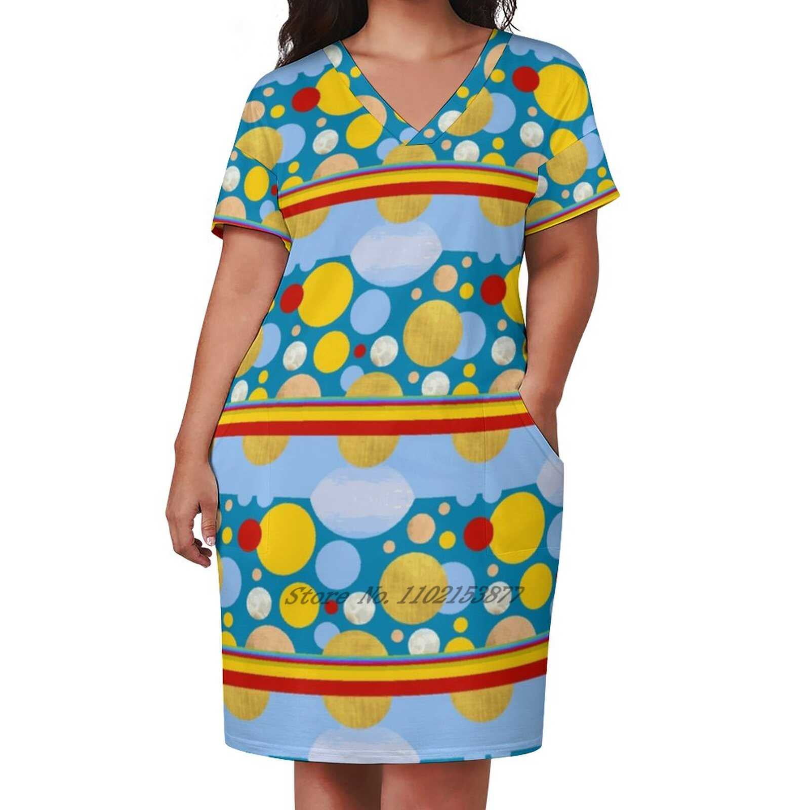 Abstractions No. 4 : Polka Dot Circus Loose Pocket Dress Women'S ...