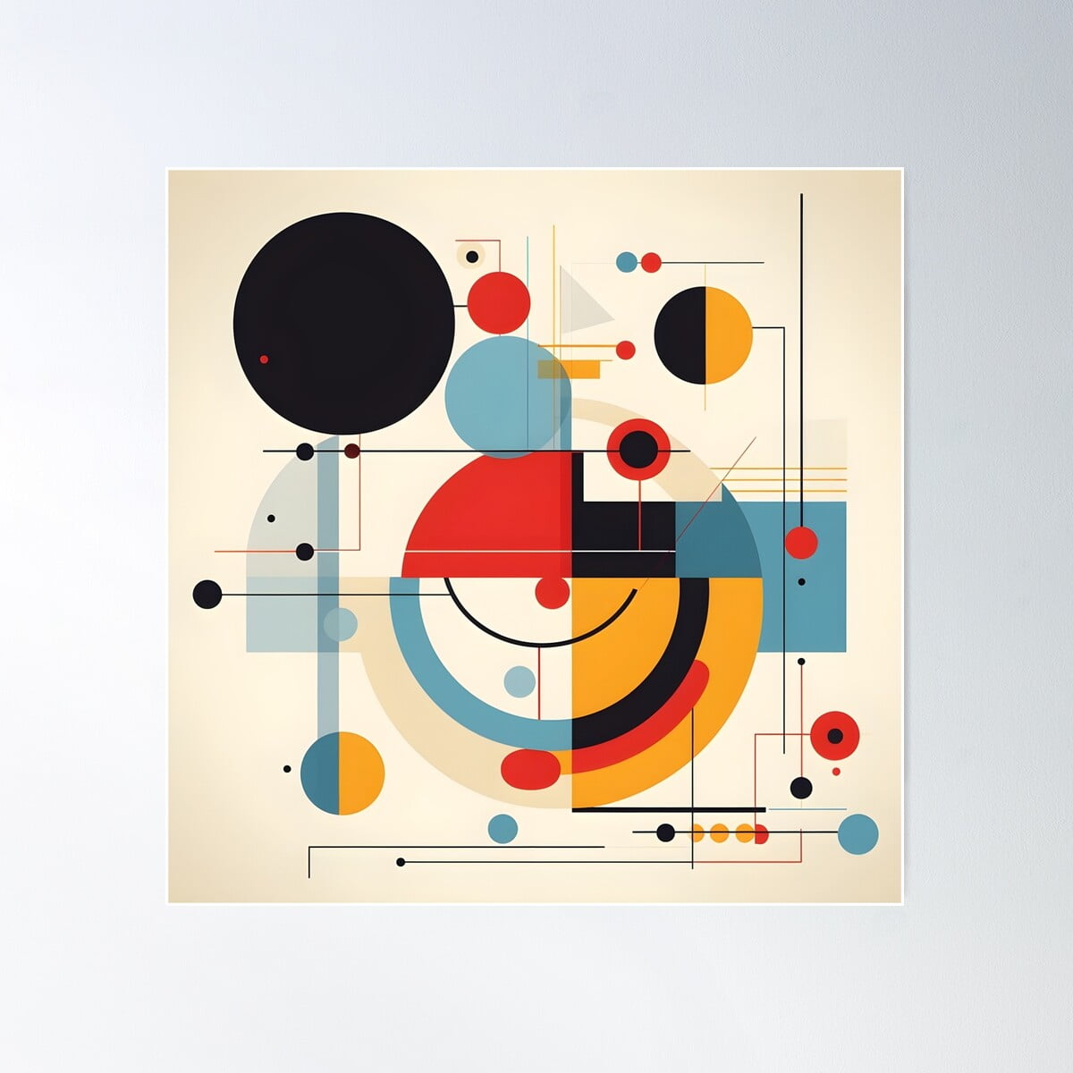 Abstracts #8 Poster Wall Art, Modern Wall Decor For Living Room Bedroom ...