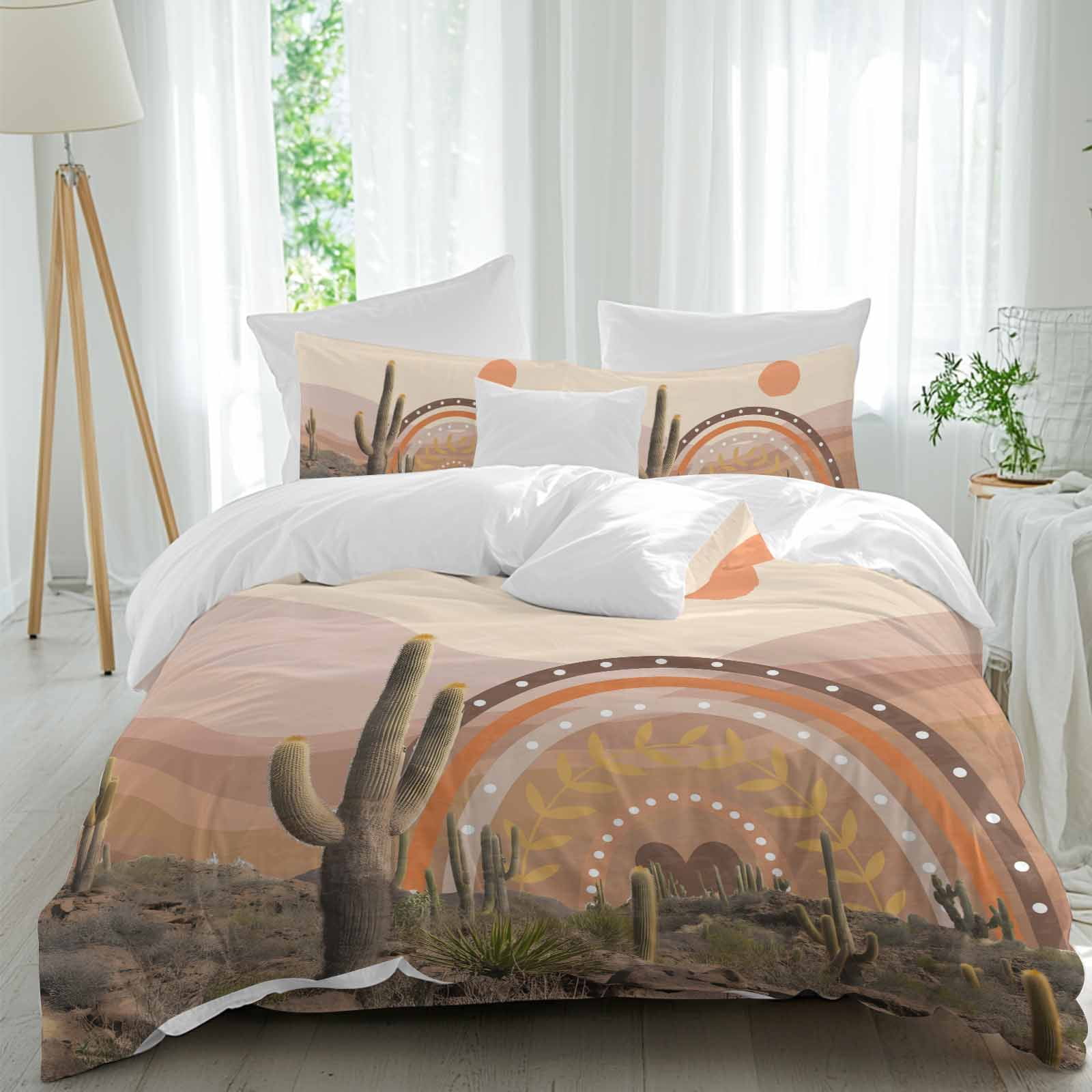 Abstracts Cacti Queen Size 4 piece Duvet Cover Set,desc|小组描述2desc|小组描述 ...
