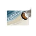Abstracts Sandy Beach Doormat Non Slip Diatomaceous Earth Door Mat ...