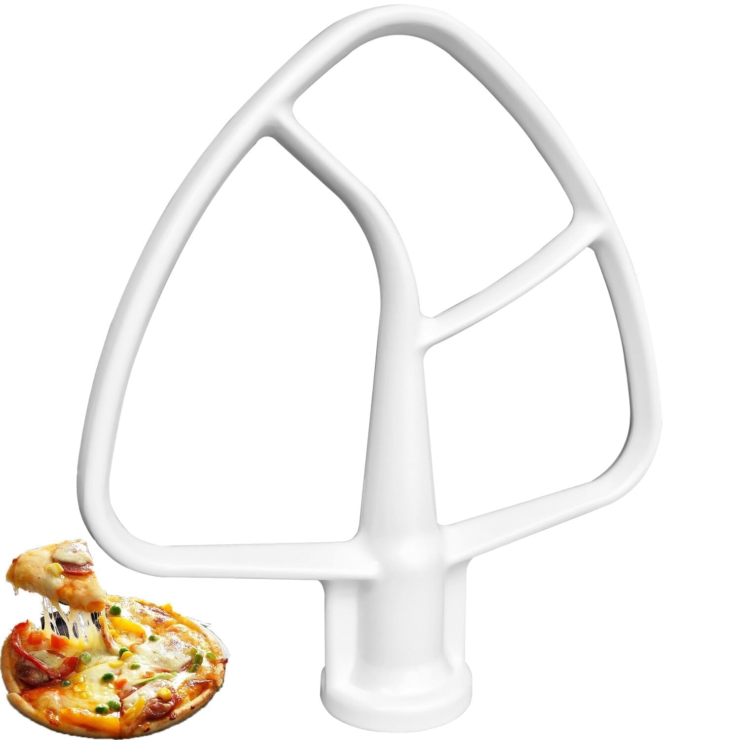 Abter, Coated Flat Beater, for KitchenAid K45, White Metal - Walmart.com