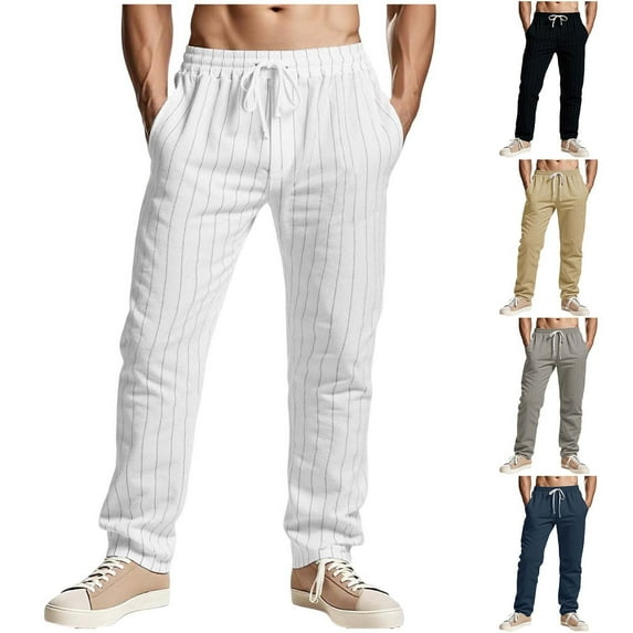 Abtuhar Men Casual Fashion Breathable Drawstring Tightness Waist ...