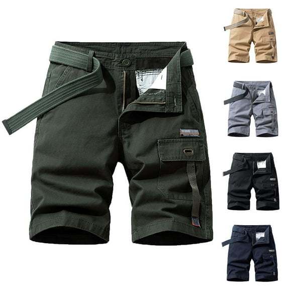 Abtuhar Mens Summer Solid Casual Loose Oversized Beach Shorts with ...