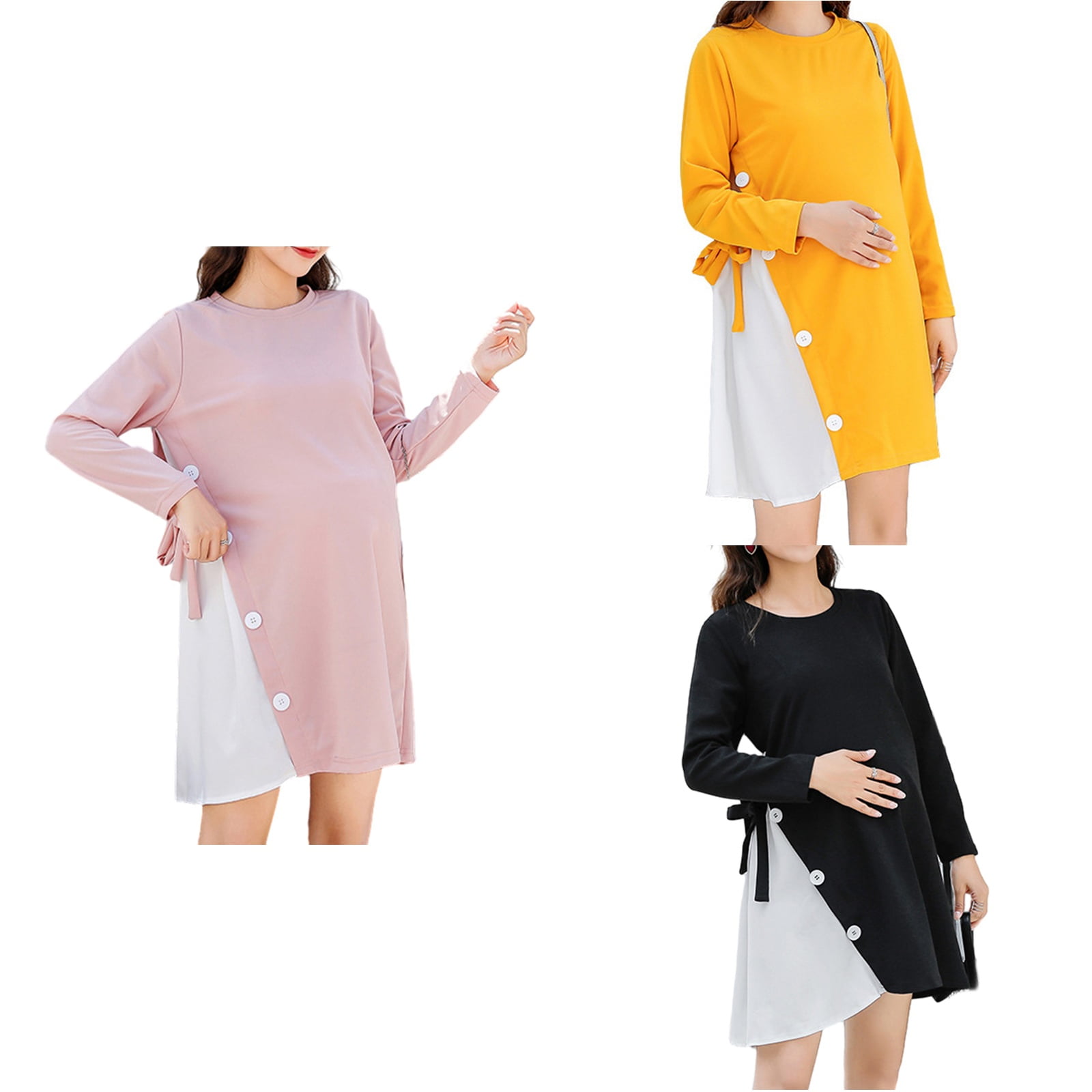 Abtuhar Summer Dresses for Maternity,Beach Dresses for Pregnant Women ...