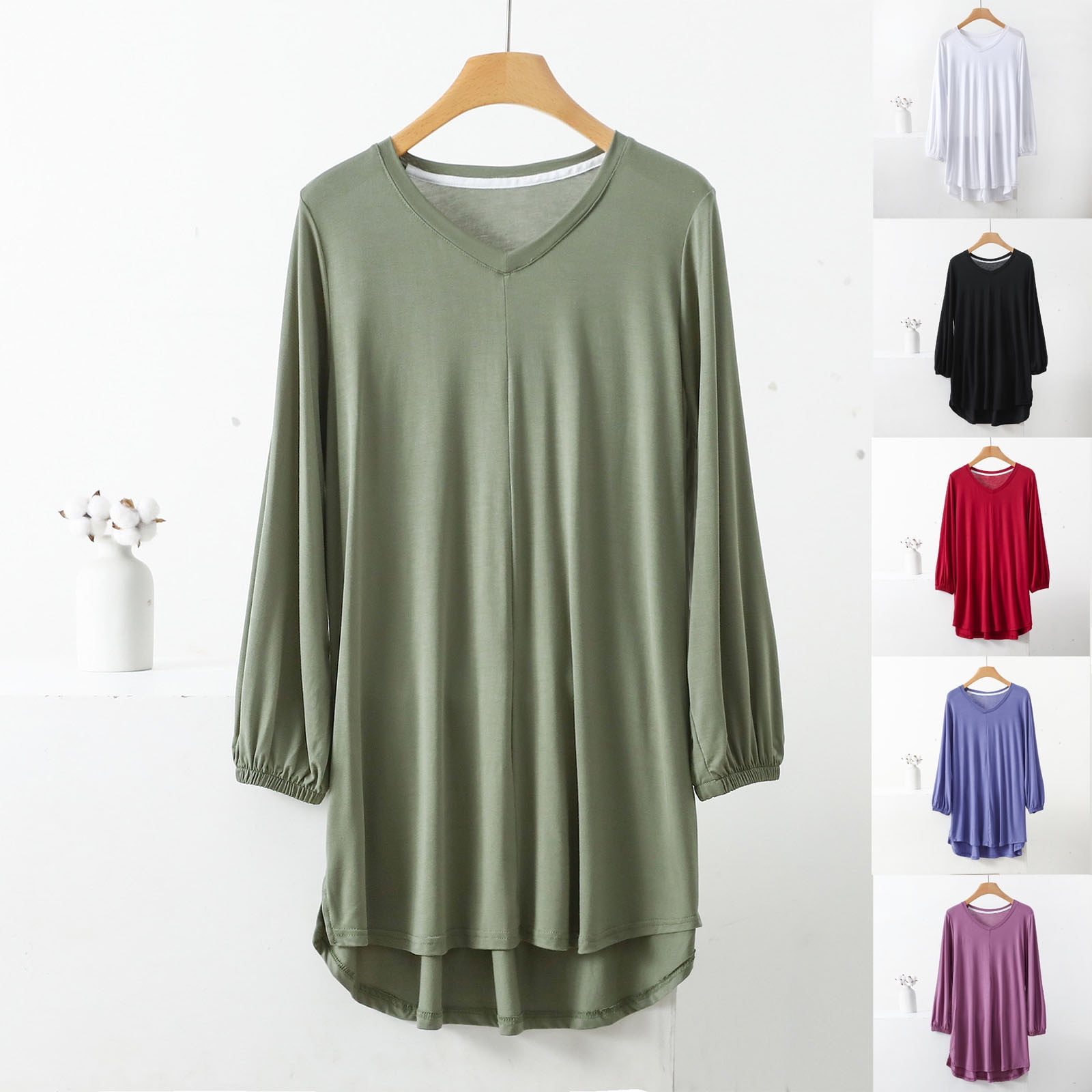 Abtuhar Tops for Women,Summer Plus Size Tops for Womens,Women Blouse ...