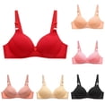 Abtuhar Women C Cup Solid Lace Adjustable Strap Bras - Walmart.com