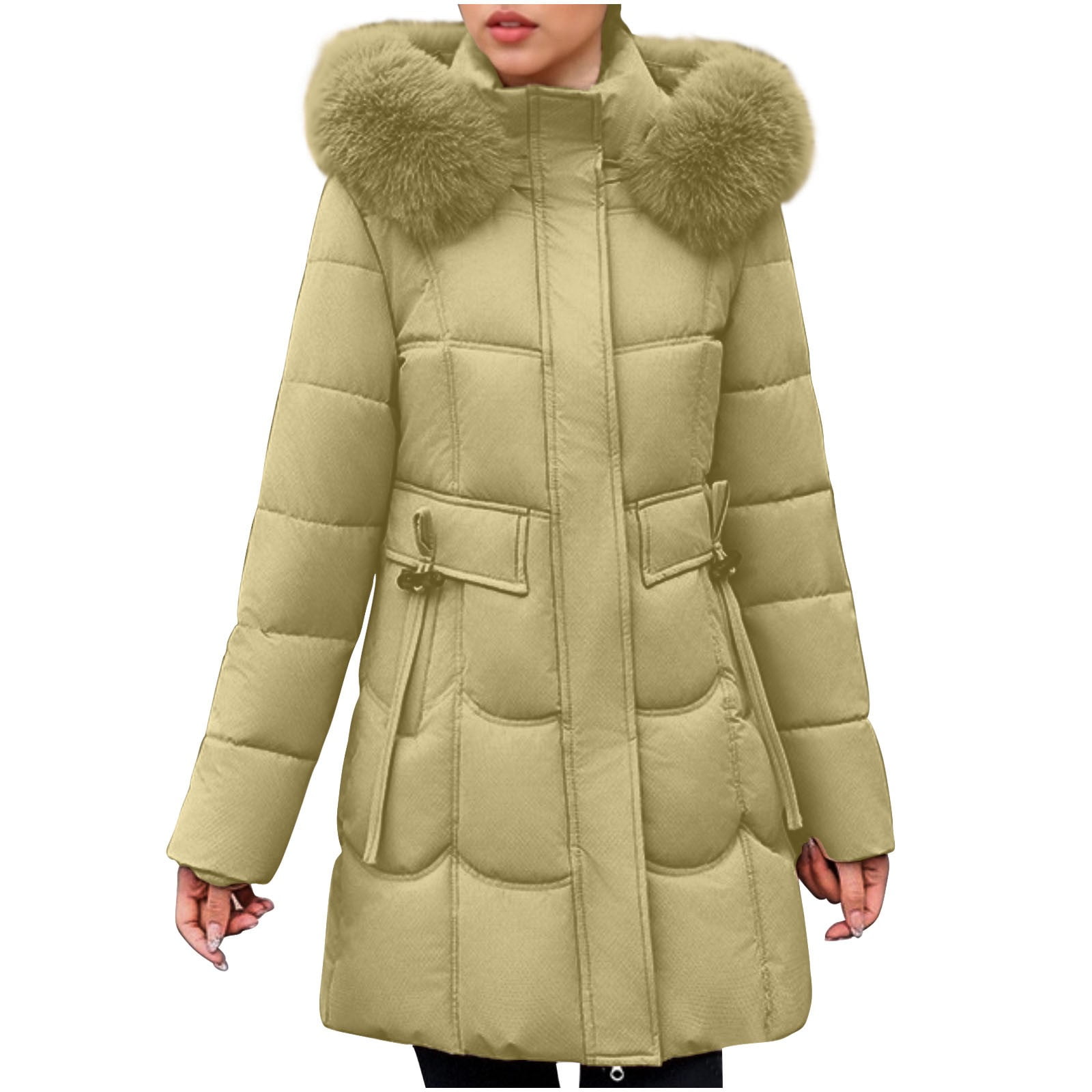 Bixock Women Clothes Outerwear Fall and Winter Casual Solid Color Long ...