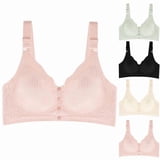 Abtuhar Women Front Closure Support Breathable Everyday Bras for Daily ...