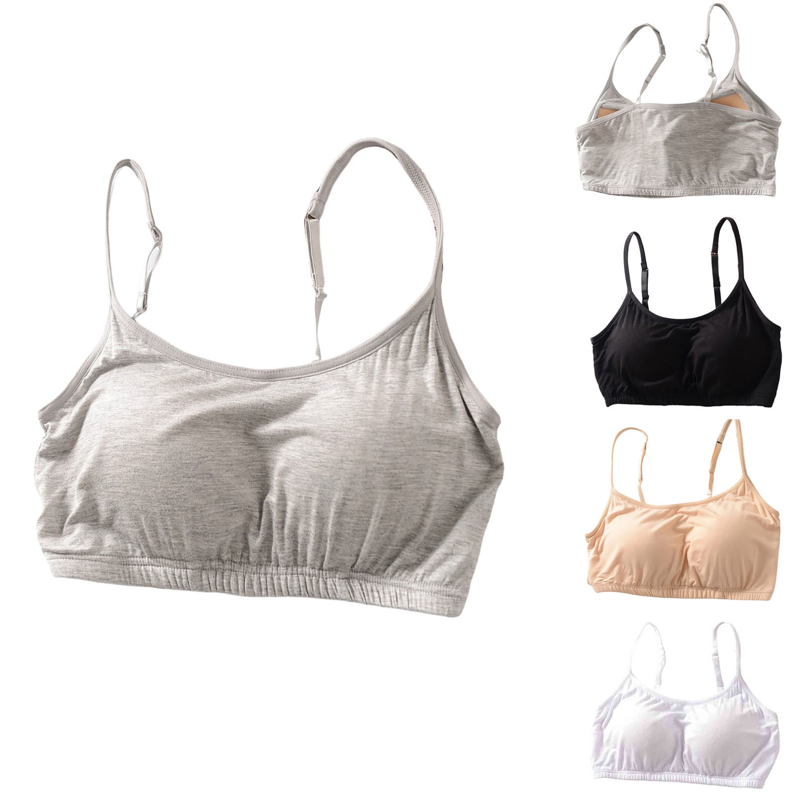 Abtuhar Women Solid Color Padded Everyday Bras - Walmart.com