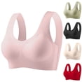 Abtuhar Women Solid Color Seamless Support Everyday Bras - Walmart.com