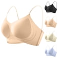 Abtuhar Women Solid Color Support Breathable Everyday Bras - Walmart.com