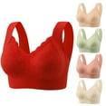 Abtuhar Women Solid Seamless Plus Size Full Cup Bras - Walmart.com