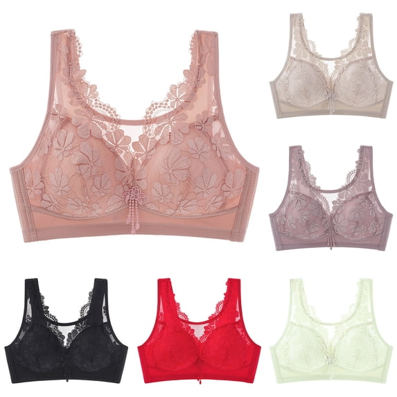 Abtuhar Women Thin Lace Plus Size Breathable Everyday Bras - Walmart.com