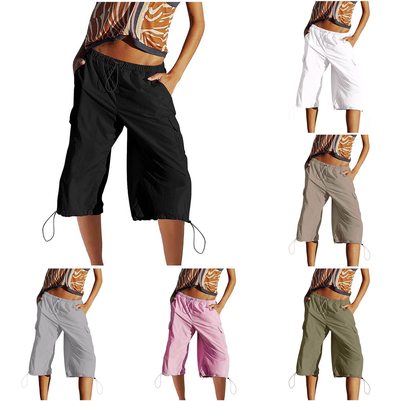 Abtuhar Women's Shorts,Summer Plus Size Pants for Womens,Spring And ...