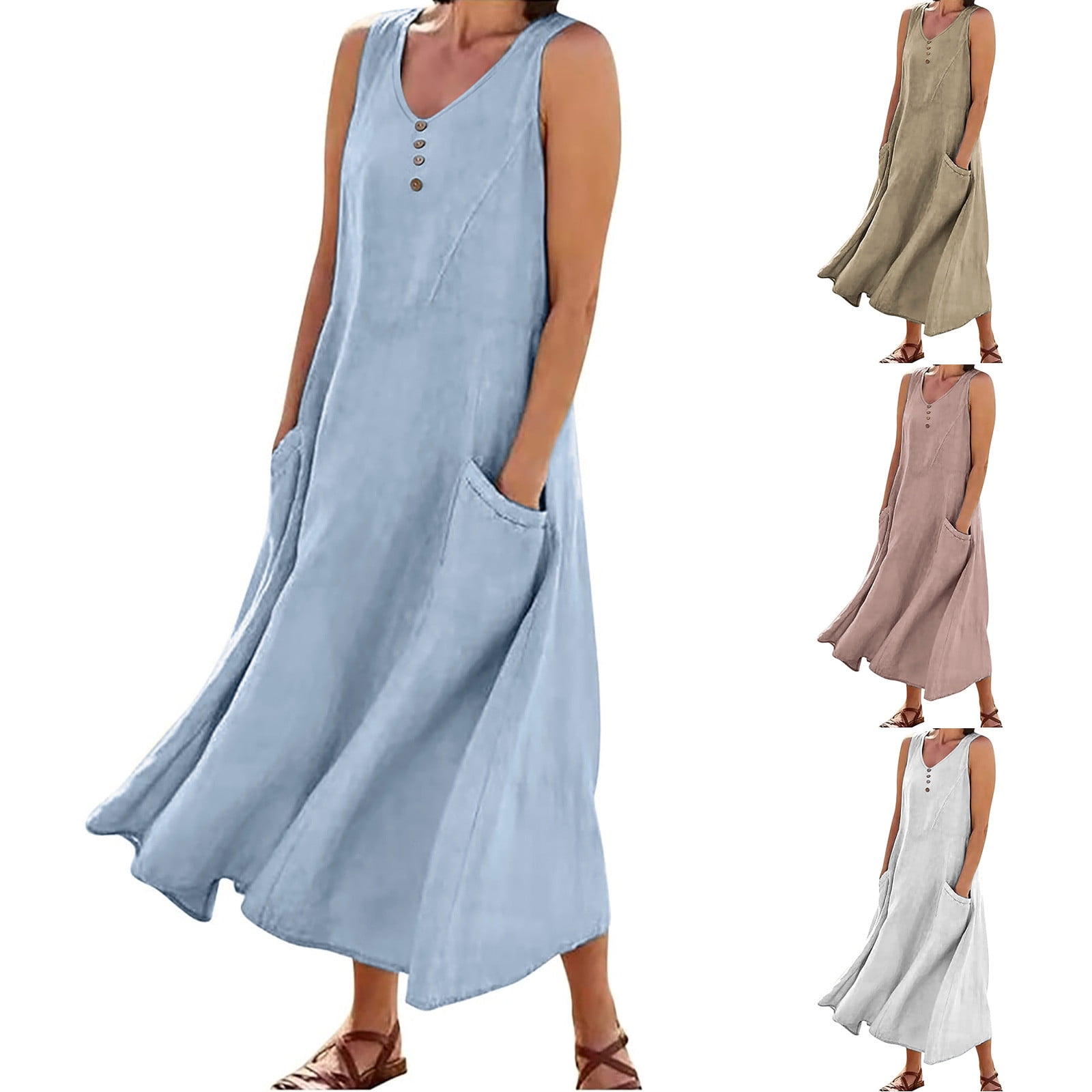 Abtuhar Womens Plus Size Summer Dresses ,Womens Dresses Trendy,New ...