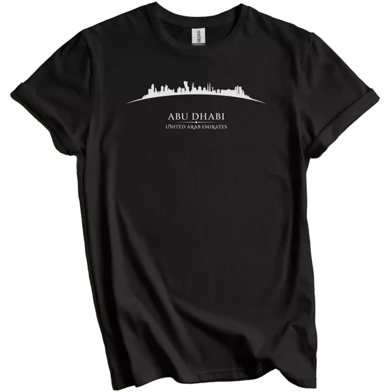 Abu Dhabi UAE Cityscape Downtown Skyline T-Shirt Gift for Men Women ...