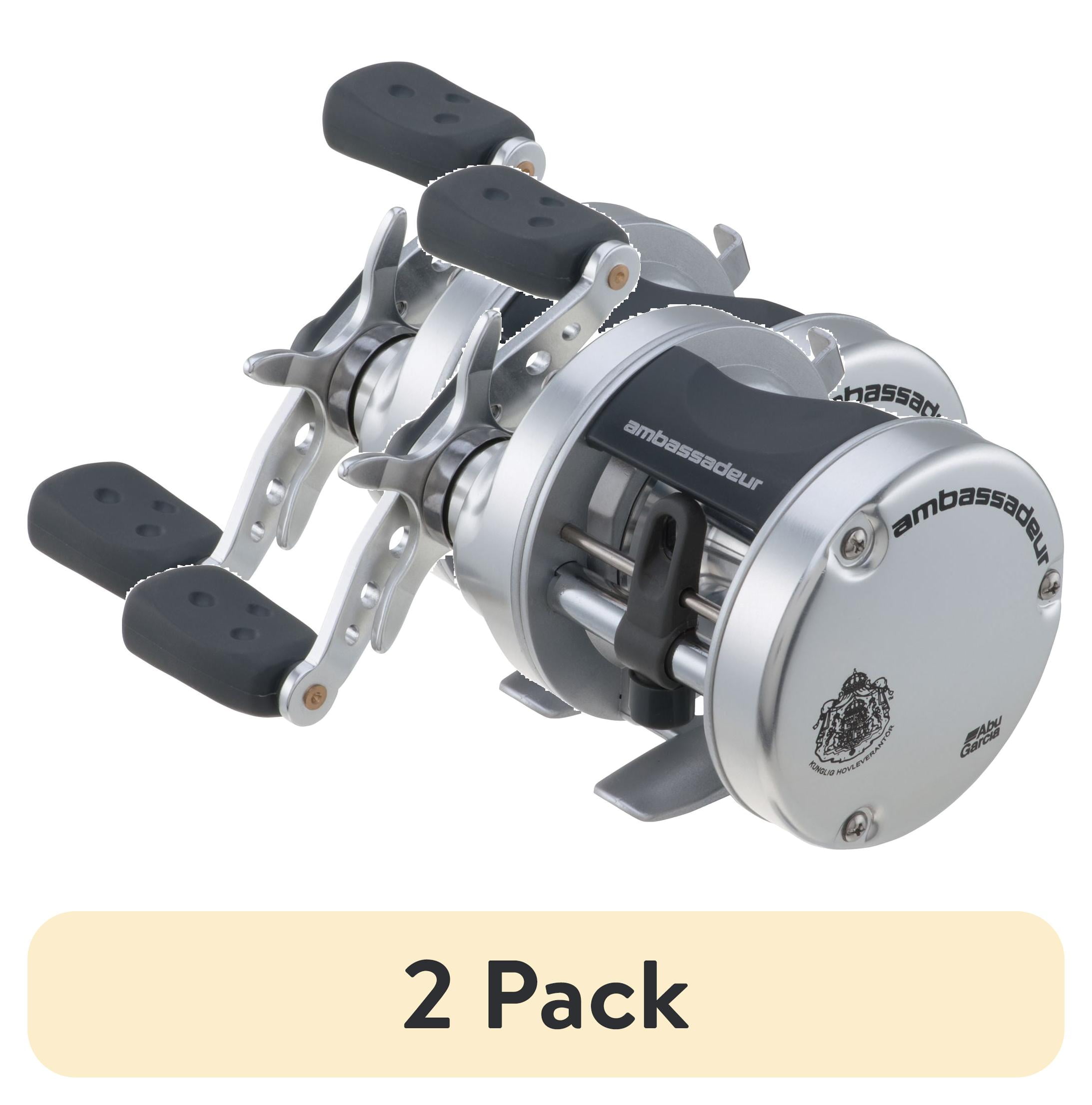 (2 pack) Abu Garcia Ambassadeur S Conventional Fishing Reel, Size 5500 - Walmart.com