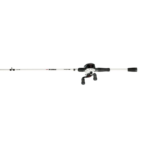 Abu Garcia Max Pro Baitcast Fishing Combo, 7' Medium Heavy Rod, Left ...