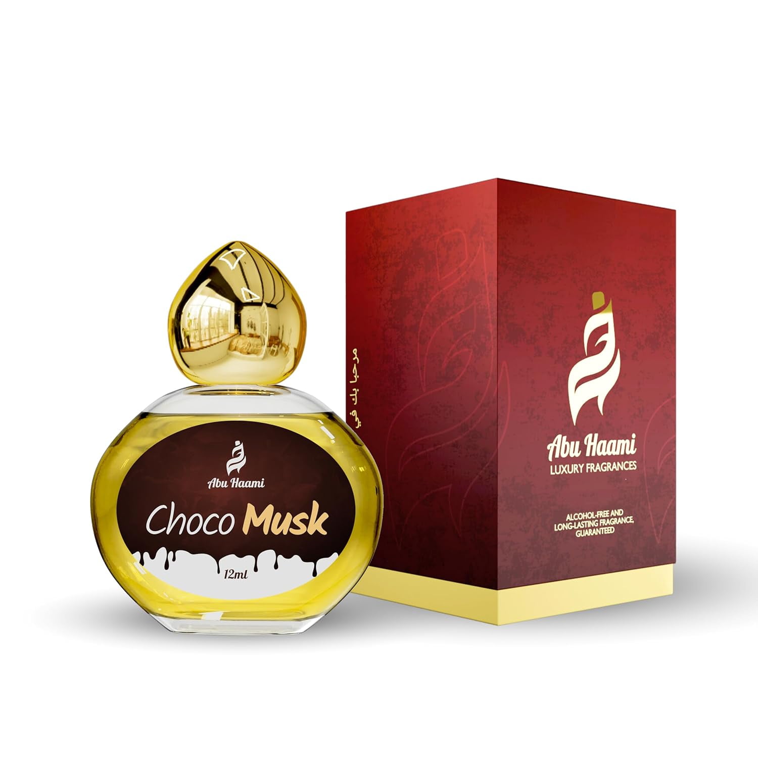 Abu Haami Choco Musk Attar Roll On Perfume For Men & Women 12ml, 0.4 Fl ...