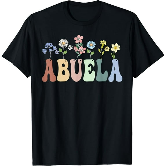 Abuela Women Wildflower Floral Design Abuela T-Shirt, F804 Sweatshirt ...