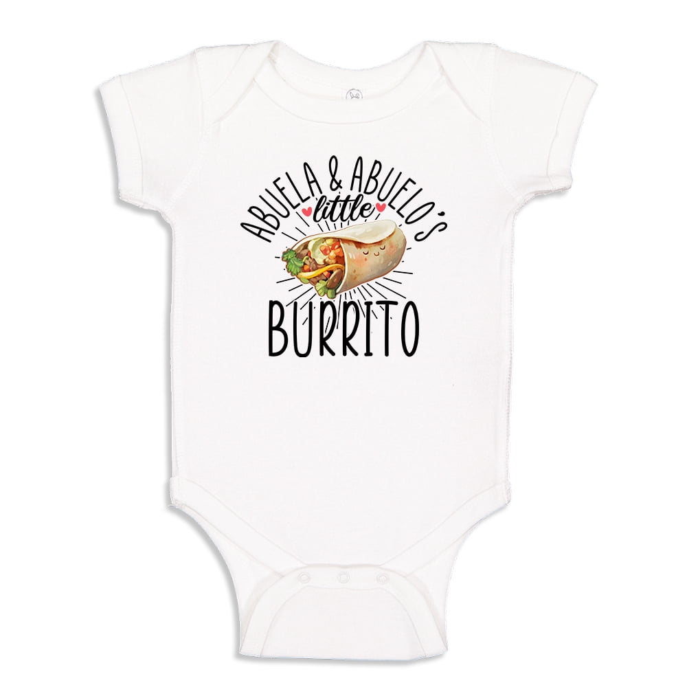 Abuela and Abuelo's Little Burrito Baby Bodysuit One Piece 18 mo White ...