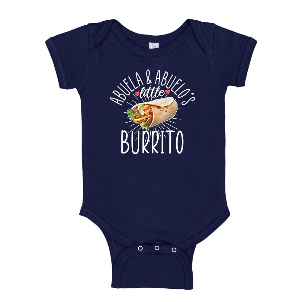 Abuela and Abuelo's Little Burrito Baby Bodysuit One Piece 6 mo Navy ...