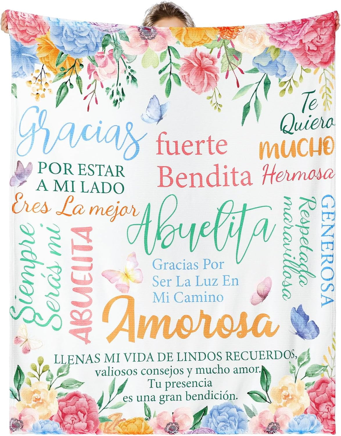 Abuelita Gifts in Spanish Abuela Gifts x Blankets Spanish Blanket ...