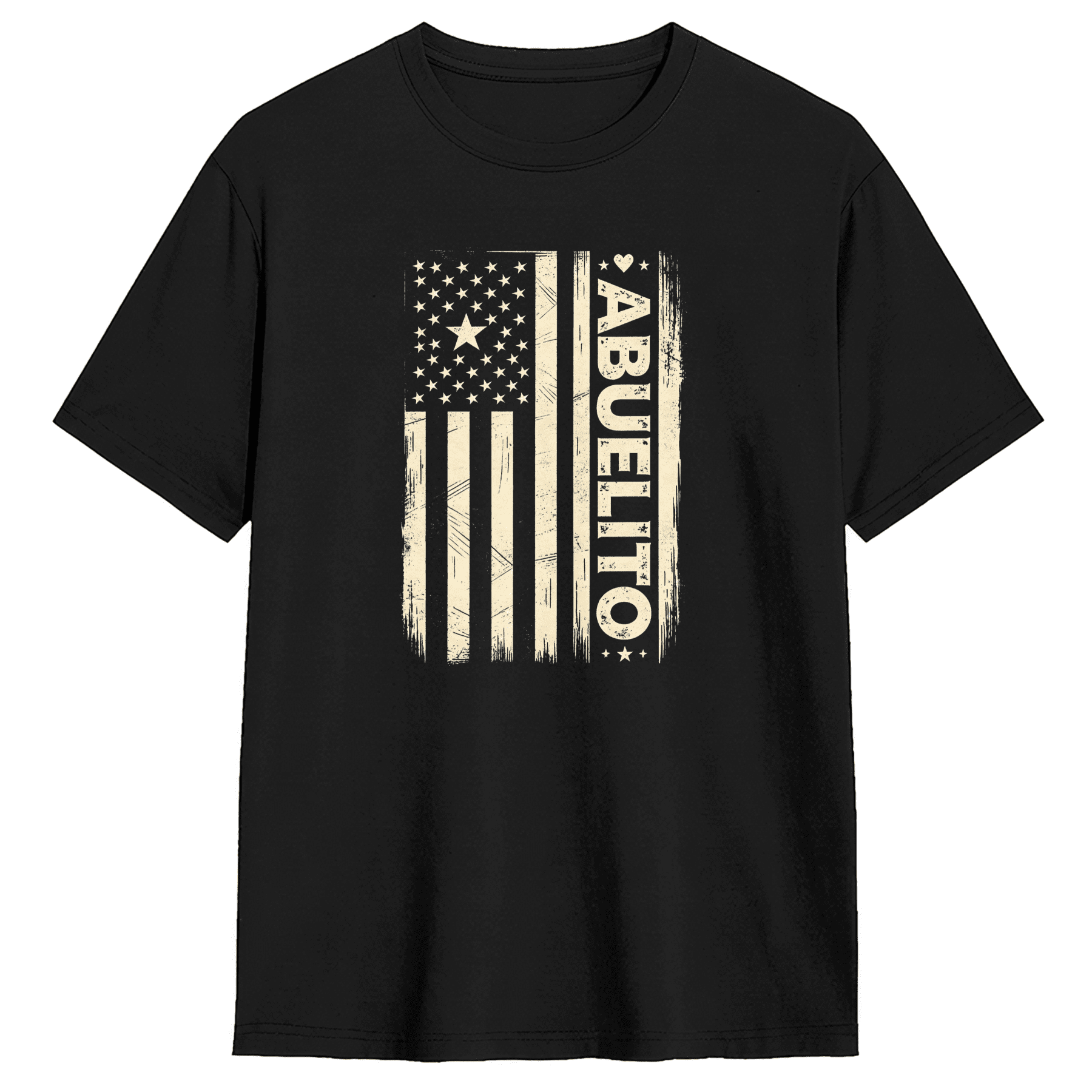 Abuelito American Flag Vintage Graphic Tee For Men, Grandparent ...