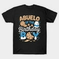 Abuelo Of The Birthday Boy Milk And Cookies 1St Birthday Artwork Print ...