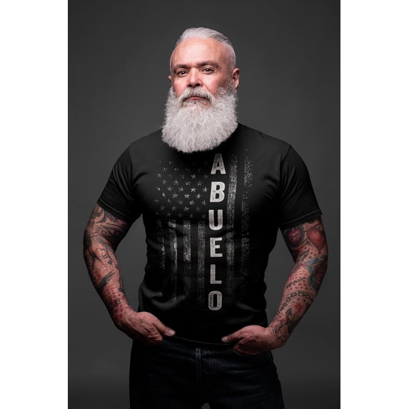 Abuelo USA Flag For Grandpa For Men Best Granddad Grandpa T-Shirt ...