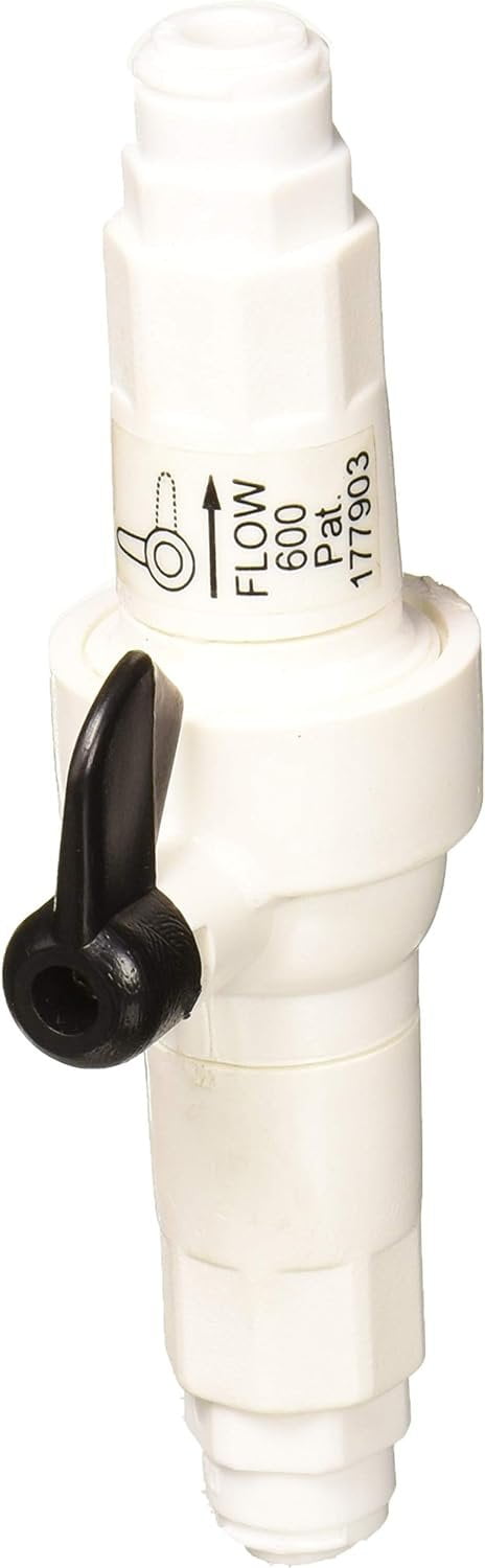 Abundant Flow Water Flow restrictor RO Flush Valve kit 50 GPD, White ...