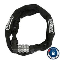 Chain Lock - Steel-O-Chain 5805K/110 black key - 110cm length / 5mm diameter square - Walmart.com